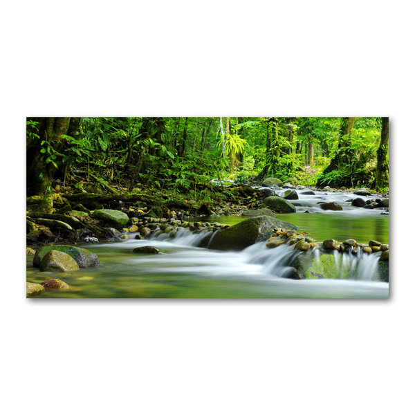 Union Rustic Mountain Stream - Wrapped Canvas Art Prints | Wayfair.co.uk